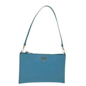 Prada Pochette daccessoires Pre-owned - Femme - Pre-owned - Bleu - Taille: ONE Size