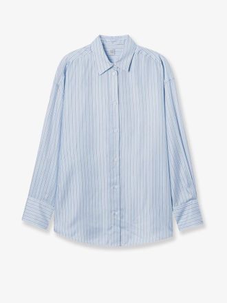 Toteme Silk shirt with striped pattern - TOTEME - gender_Woman