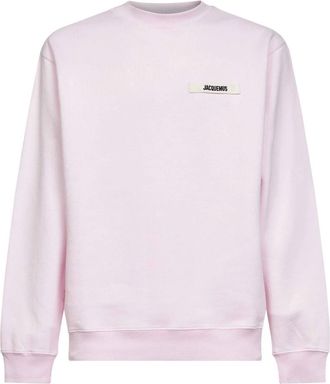 Jacquemus Homme, Sweatshirts et sweats &agrave; capuche, Rose, Taille: S Gros Grain SweaT-shirt