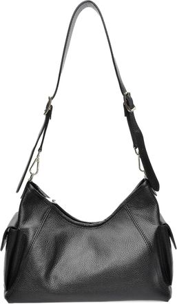 Isabella Rhea Schwarz Rindsledertasche