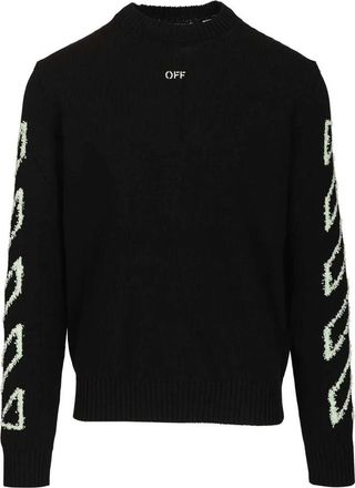 Off-white Homme, Pulls, Noir, Taille: S 3D Diag Outline Sweater