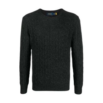 Ralph Lauren Rundhals-Strickware - - Knitwear - Herren - Schwarzk - XL