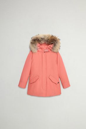 Woolrich Arctic Parka mit abnehmbarem Pelzbesatz für Mädchen Rosa Größe 12