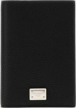 Dolce & Gabbana Bifold-Portemonnaie von aus Kalbsleder mit metallener Logoplakette