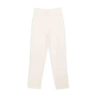 Emporio Armani Femme, Pantalons, Beige, Taille: 36 FR Comfort Double Jersey Pantalons