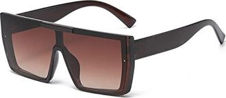 Generic Lunettes de soleil carrées tendance pour hommes et femmes, lunettes de soleil de vacances en plein air (couleur : D, taille : 1) 2026, C, Taille uniqu