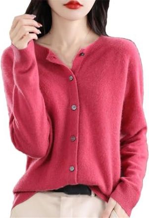 Generic Pull en laine pour femme - Col rond - Manches longues - L&eacute;ger et solide, 4, M