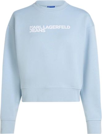 Karl Lagerfeld Regular Essential Logo Sweat, Celestial Blue, XL
