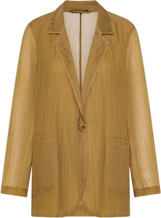 Seventy Femme, Vestes, Beige, Taille: 42 FR Giacca monopetto