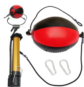 Generic Doppelendsack Erwachsene Boxsack | PU Leder Boxsack - Karabiner, Reflektierendes Ballstirnband, Boxausr&uuml;stung mit Luftpumpe f&uuml;r Zuhause und Fitnessstu