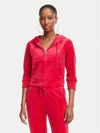 Juicy Couture Sweatshirt Madison JCWA122001 Rot Slim Fit