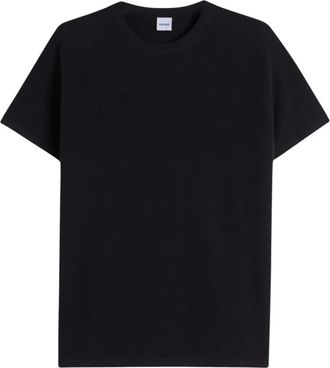 Aspesi Homme, Tops, Noir, Taille: L Pull Raglan Micro Gaufre