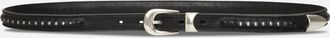 Our Legacy 2cm Bullet Chain Belt Black