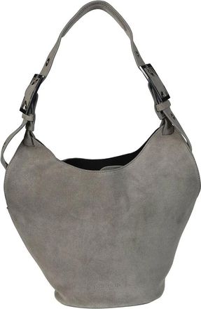 Dondup Femme, Sacs, Gris, Taille: ONE Size Small Hobo in Crosta