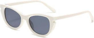 Generic Lunettes De Soleil Ovales &Agrave; Monture Fine, Tendance, For Hommes Et Femmes, Polaris&eacute;es, For La Conduite Et Le Sport En Ext&eacute;rieur.(White)