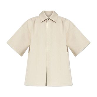 Jil Sander Femme, Blouses et Chemises, Beige, Taille: 40 FR Chemise ample