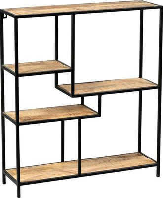 M&S Collection M&s - Etagère 5 niveaux 70x20x80 cm en manguier et métal noir