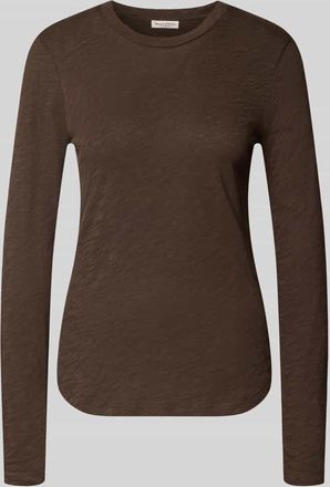 Marc O'Polo Regular Fit Langarmshirt aus reiner Baumwolle