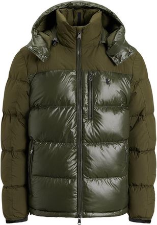 Ralph Lauren Gesteppte Daunenjacke Gorham im Material-Mix in Glanz-Optik in