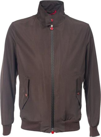 Kiton Homme, Vestes, Brun, Taille: XL Giubbino Bomber