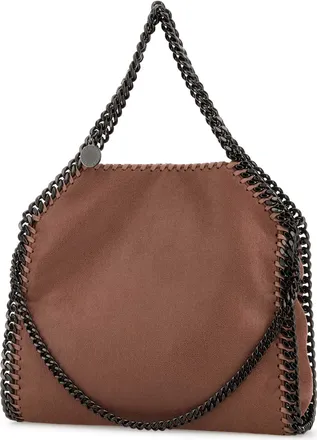 Stella McCartney Womens Dark Pink Shaggy Deer Mini Falabella Handbag Sienna Polyester Borse A Mano Bag
