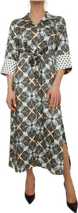 Marella Femme, Robes, Multicolore, Taille: 38 FR Abito Fantasia