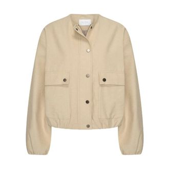 By-Bar Amsterdam Maggie Canvas Jacke - - Jackets - Damen - Beige - XL