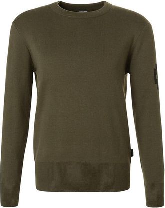 Strellson Herren Pullover grün unifarben