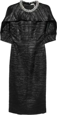 SIMKHAI Crystal-embellished Midi Dress