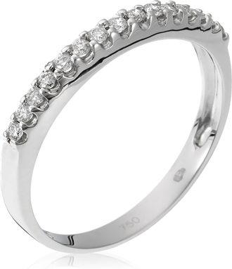 Orphelia Damen-Ring Gold & Diamond Collection 750 Weißgold rhodiniert Diamant (0.20 ct) weiß Rundschliff Gr. 56 (17.8) - RD-3367/56