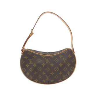 Louis Vuitton Pre-owned Monogram Pochette Croissant Umh&auml;ngetasche - - Pre-owned - Damen - Braun - ONE SIZE