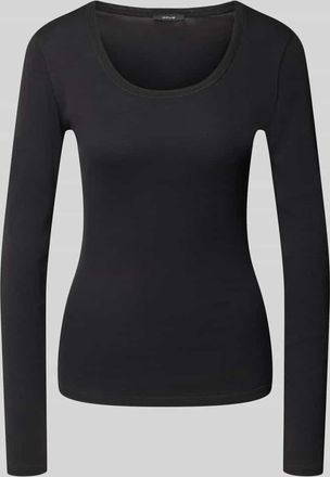 OPUS Slim Fit Langarmshirt aus Baumwoll-Modal-Mix Modell Sorana