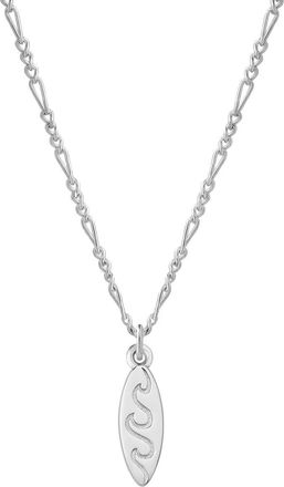 Glanzst&uuml;cke M&uuml;nchen Halskette - Sterling Silber Halskette Surfboard - Gr. unisize - in Silber - f&uuml;r Damen