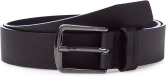 Baldessarini Homme, Accessoires, Noir, Taille: 115 CM Ceinture en cuir gaufr&eacute;