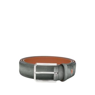Santoni Verstellbarer G&uuml;rtel aus Wildleder - - Accessories - Herren - Grau - 120 CM