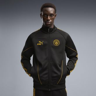 Puma Veste de surv&ecirc;tement KING Anthem Manchester City Homme, V&ecirc;tements, Noir, XXL
