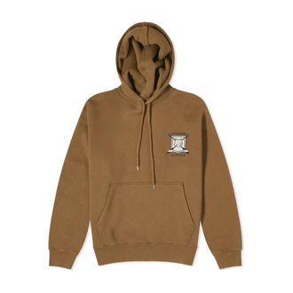 Maison Kitsun&eacute; Fox Logo Hoodie Khaki Sweatshirt - - Sweatshirts & Hoodies - Herren - Gr&uuml;n - M