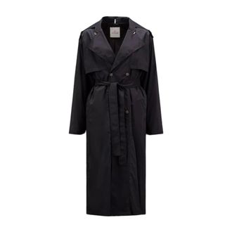 Moncler Femme, Manteaux, Noir, Taille: 34 FR Deva Trench Coat