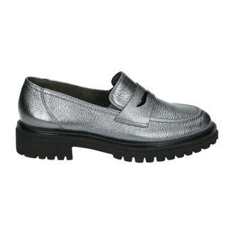 Paul Green Silberne Slip-Ons mit Gummisohle - - Shoes - Damen - Grau - 40 EU