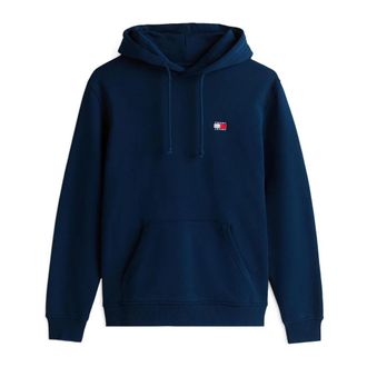 Tommy Jeans TJM Reg Badge Hoodie - - Sweatshirts & Hoodies - Herren - Blau - S