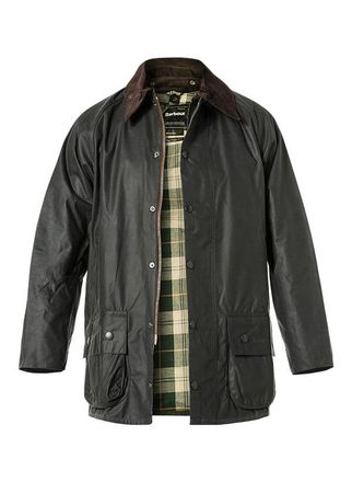 Barbour Herren Jacke gr&uuml;n Baumwolle