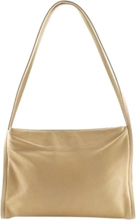 Loewe Pre-owned Sac port&eacute; &eacute;paule en cuir de veau - Femme - Pre-owned - Beige - Taille: ONE Size