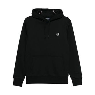 Fred Perry Bold Branding Kapuzenpullover - - Sweatshirts & Hoodies - Herren - Schwarzk - M