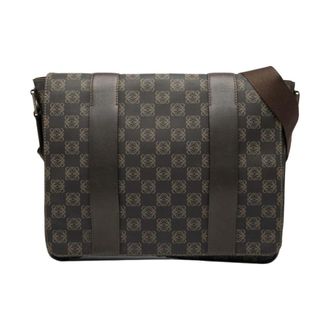 Loewe Pre-owned Gemusterte Umh&auml;ngetasche - - Pre-owned - Damen - Braun - ONE SIZE
