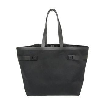 Ferragamo Pre-owned Canvas schultertasche - - Pre-owned - Damen - Schwarzk - ONE SIZE