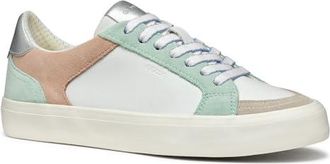 Geox Femme D EMMELENY E Basket, Mint/White, 40 EU