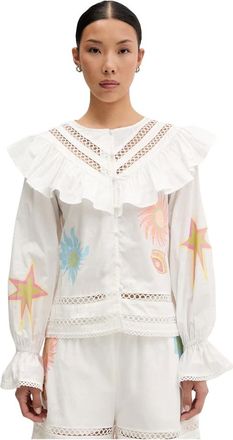Never Fully Dressed Femme, Blouses et Chemises, Multicolore, Taille: 42 FR Chemise boutonn&eacute;e en coton
