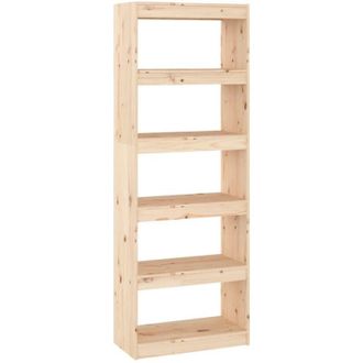 vidaXL Biblioth&egrave;que/S&eacute;parateur de pi&egrave;ce 60x30x167,5 cm Bois de pin