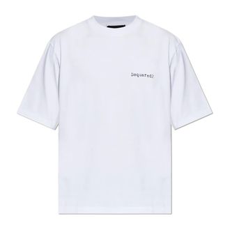 Dsquared2 Herren, Oberteile, Wei&szlig;, LGr&ouml;&szlig;e