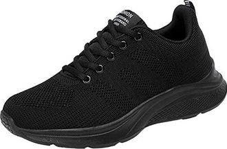 Generic Chaussures de sport décontractées en maille respirante pour femme 2026, Noir, 38.5 EU
